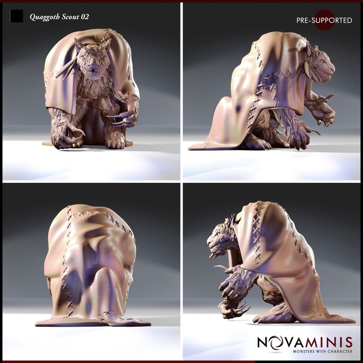 3D Printable Quaggoth Scout 02 by NovaMinis